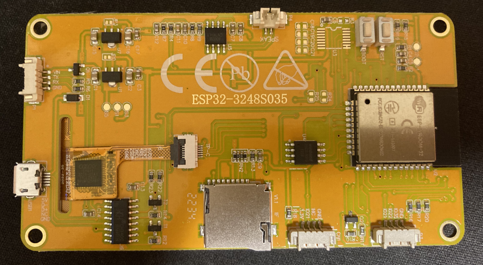 3.5インチタッチパネル付きESP32-3248S035R/C | Lang-ship