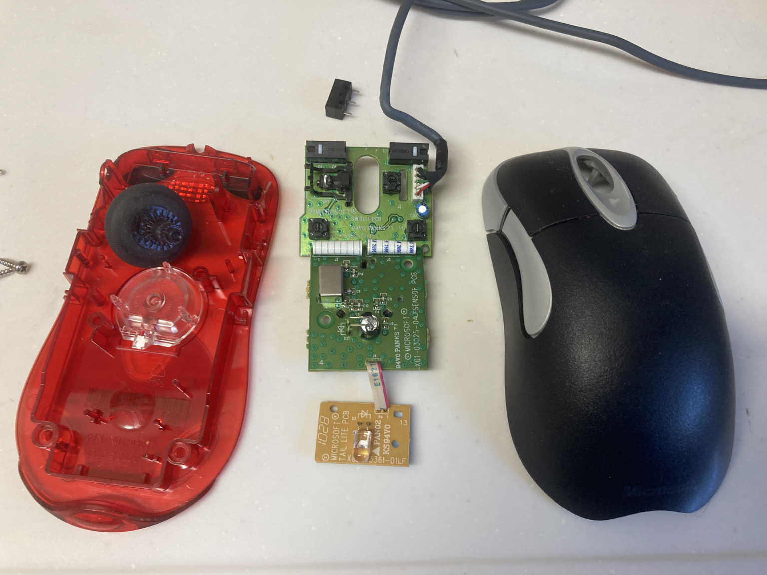 Microsoft Intellimouse Opticalの修理 | Lang-ship