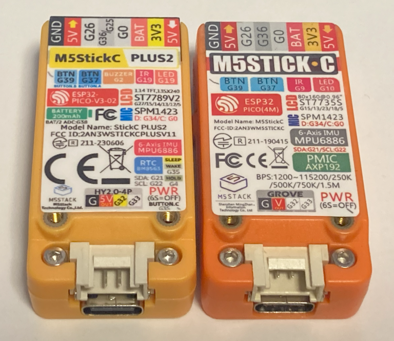 M5Stack M5StickC Plus2発売 | Lang-ship